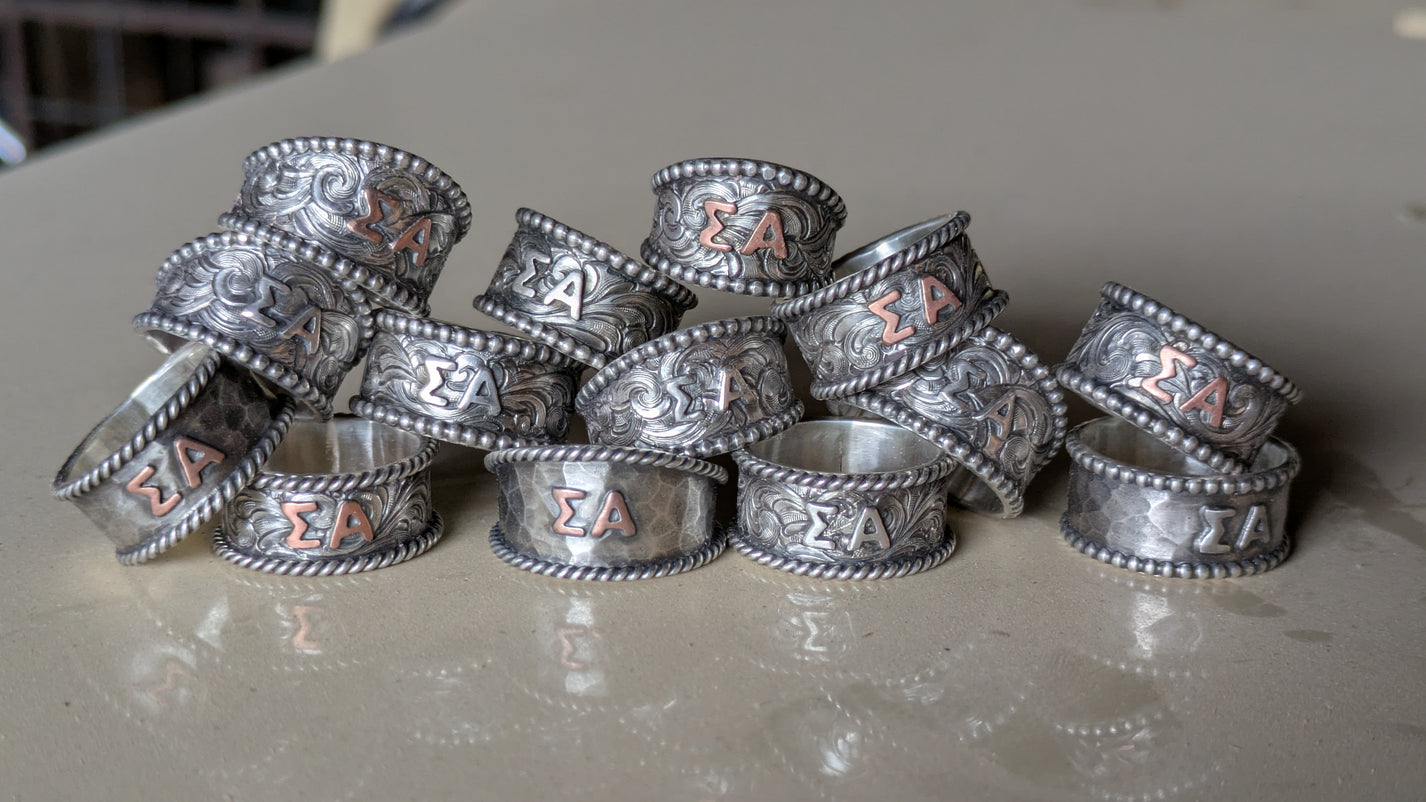 Custom Brand Rings – Seven J Silver