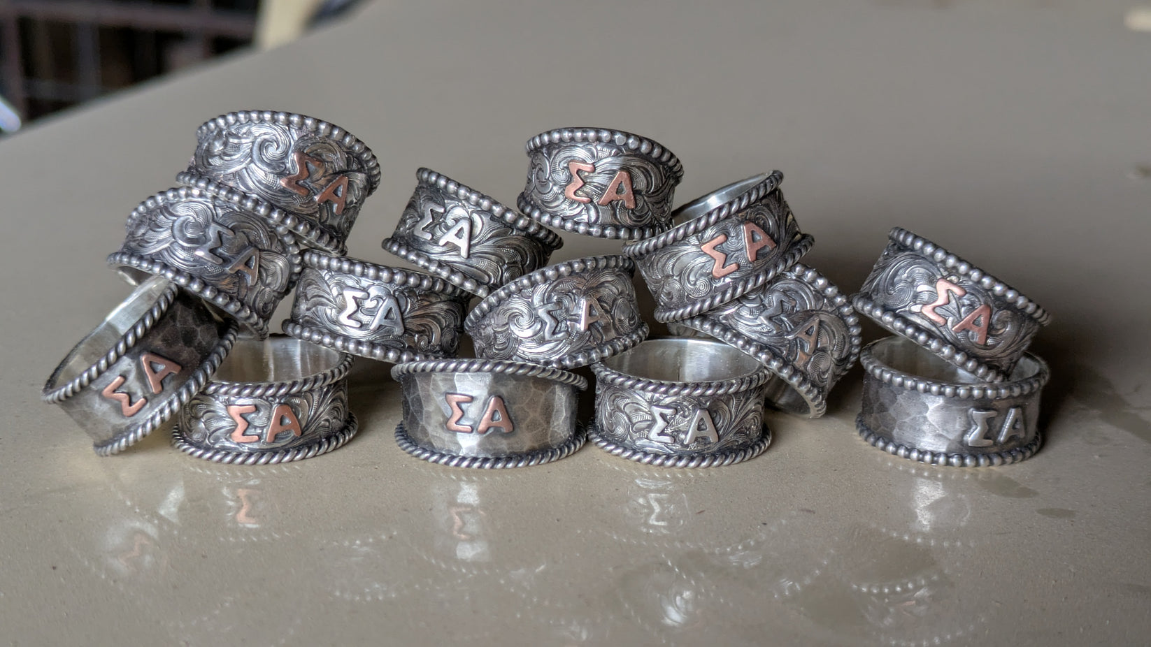 Custom Brand Rings – Seven J Silver
