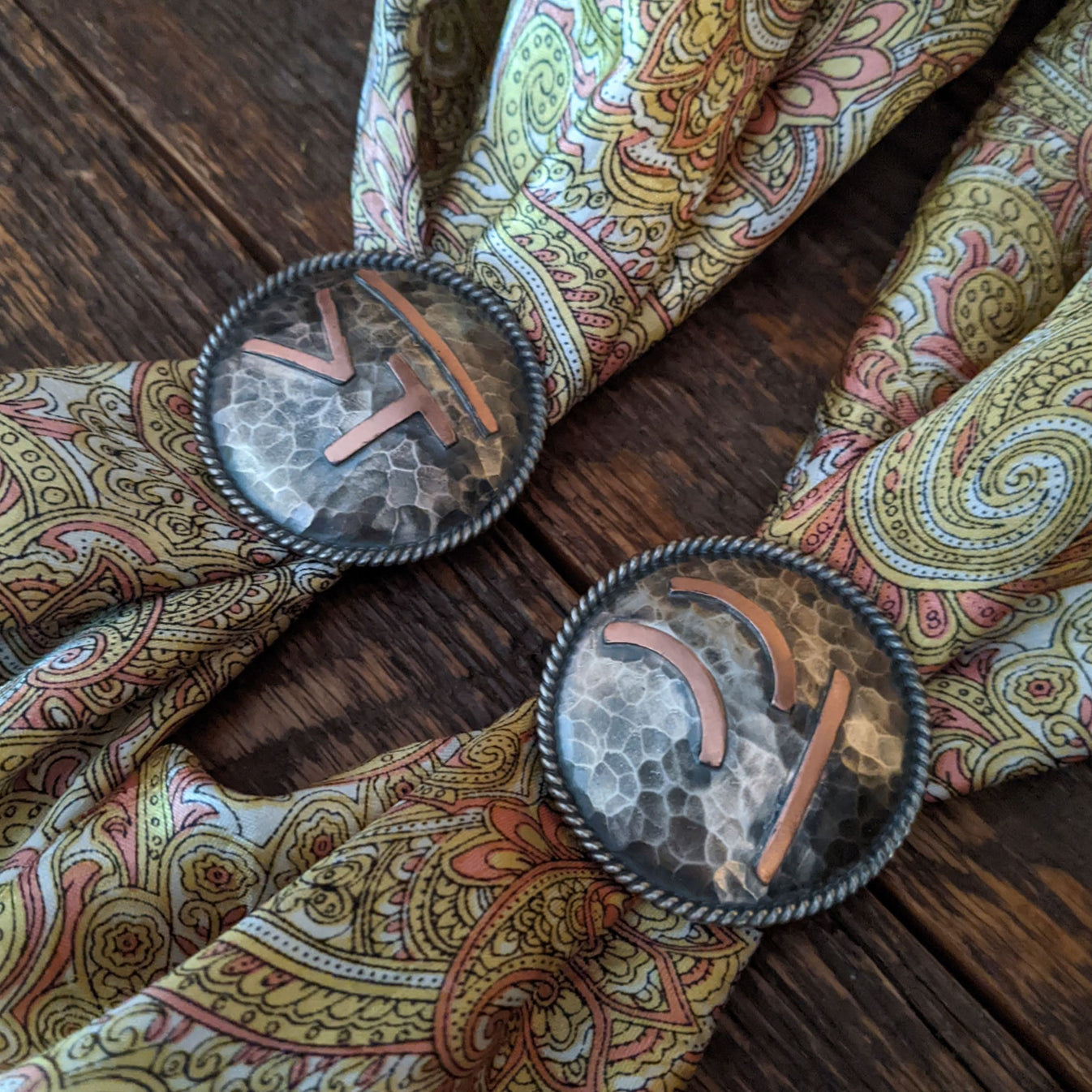 Custom Sterling Scarf Slide – Seven J Silver